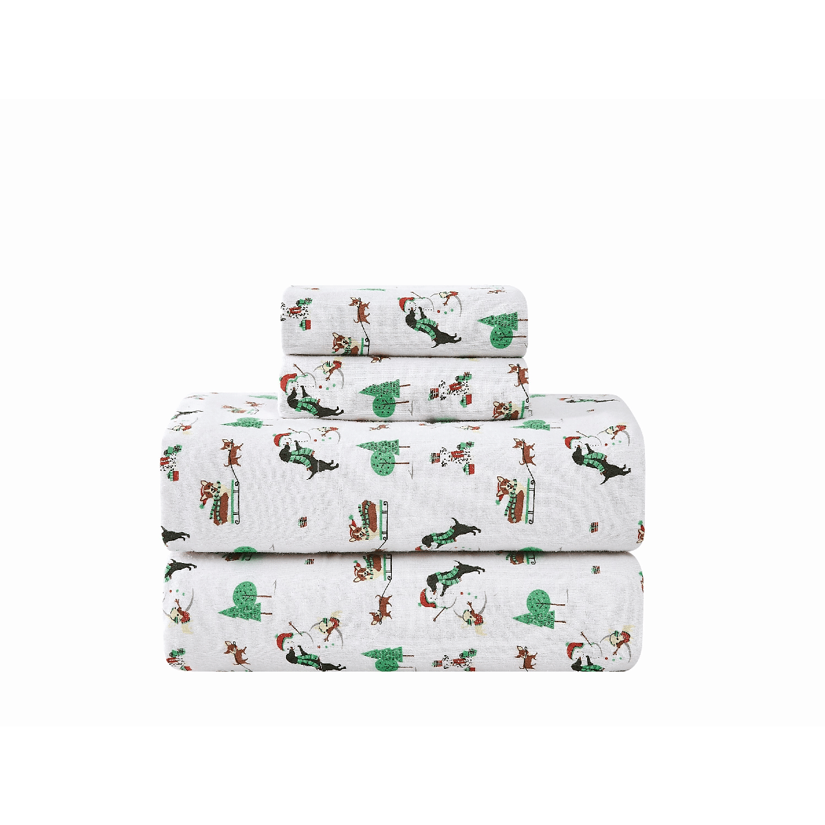 Click here for Truly Soft Holiday Dogs Flannel Sheet Set prices