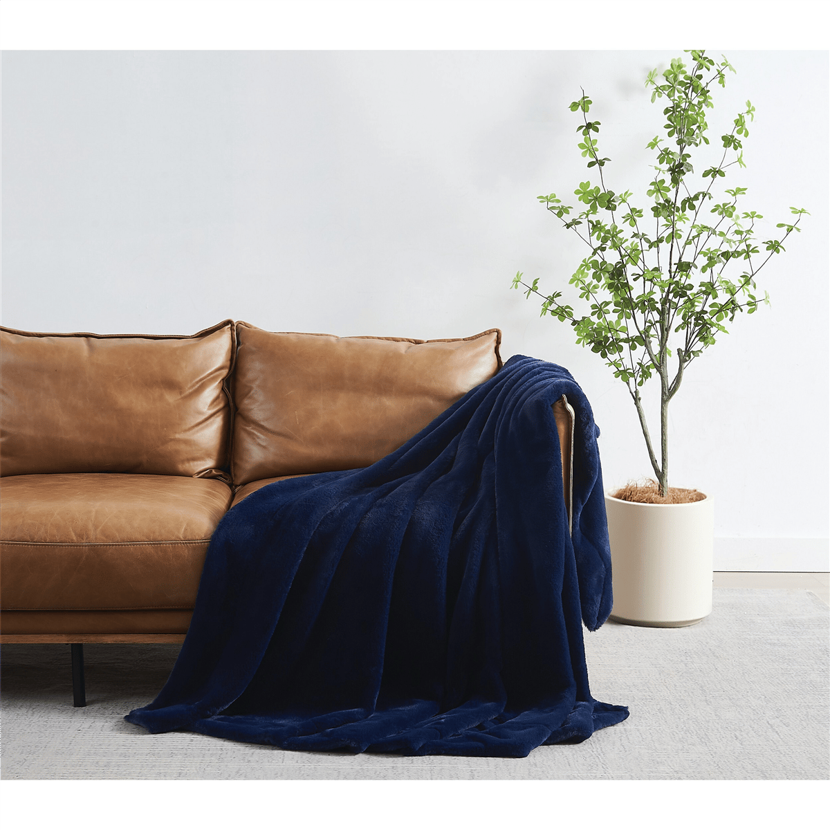 Click here for Royal Velvet Luxe Faux Rabbit Fur Throw in Gift Bo... prices