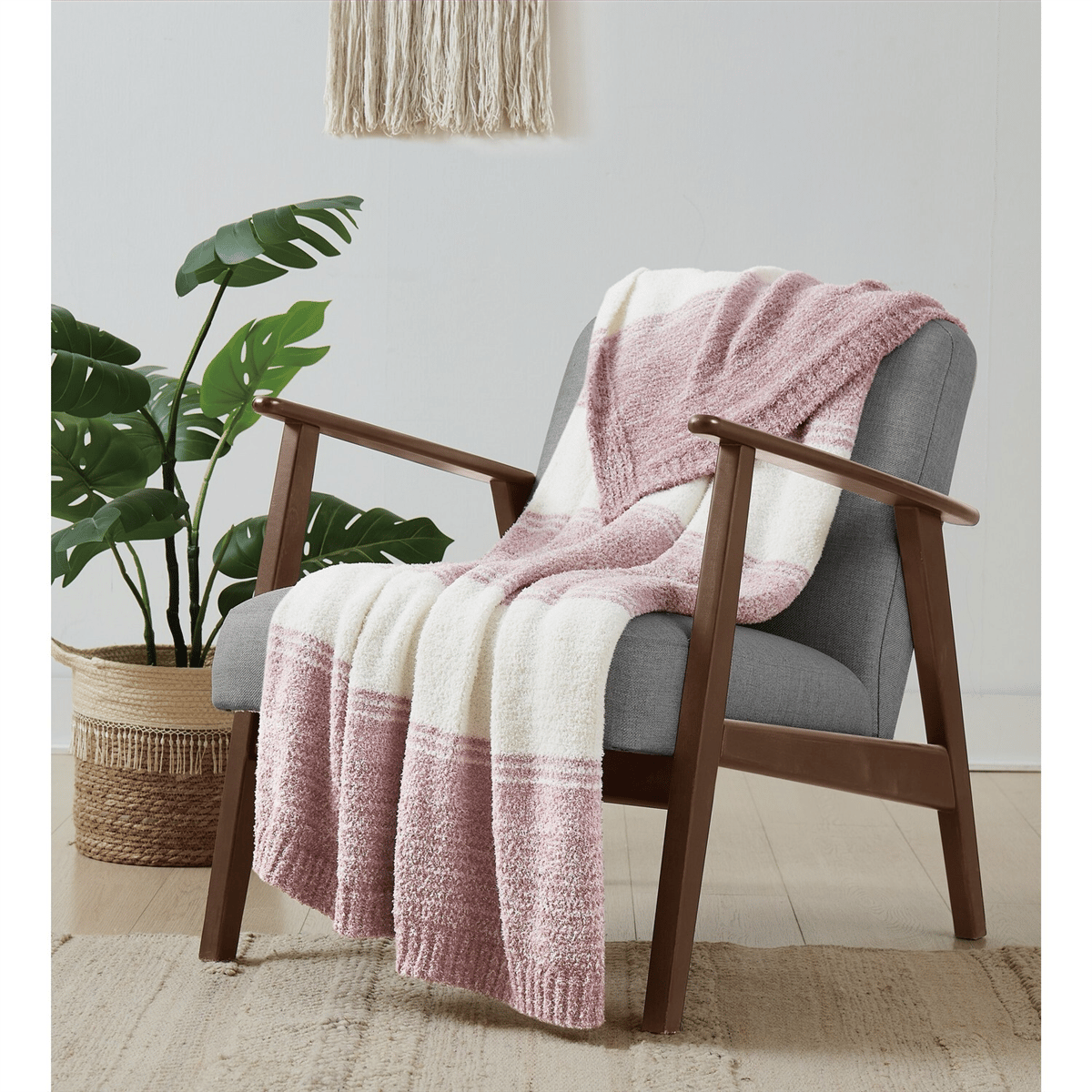 Click here for Brooklyn Loom Feathered Ombre Throw prices