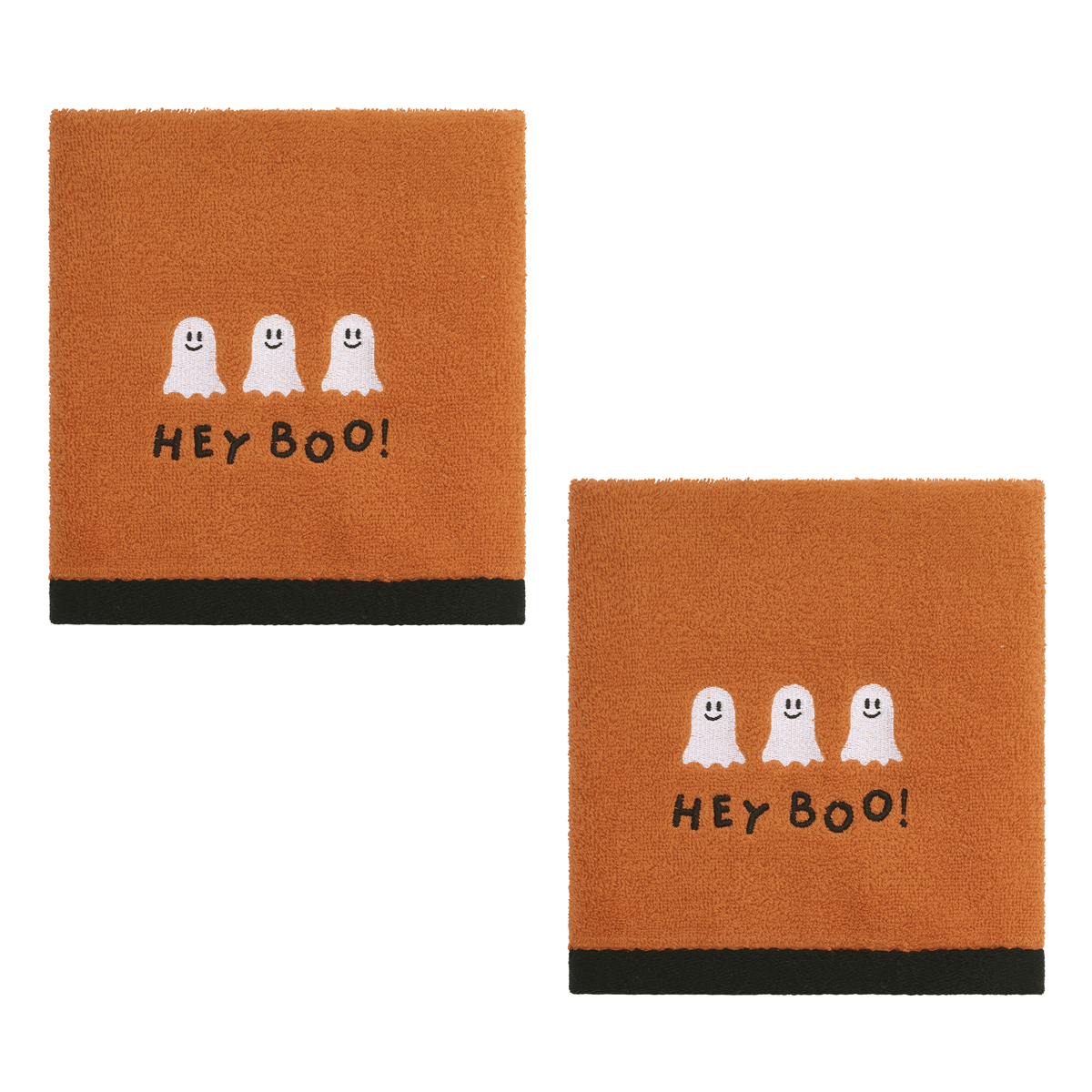 Click here for Avanti Hey Boo Halloween 2pk. Embroidered Hand Tow... prices