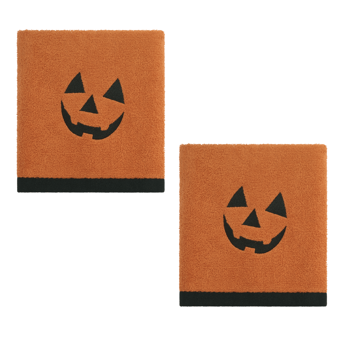 Click here for Avanti Jack-O-Lantern Halloween 2pk.Embroidered Ha... prices