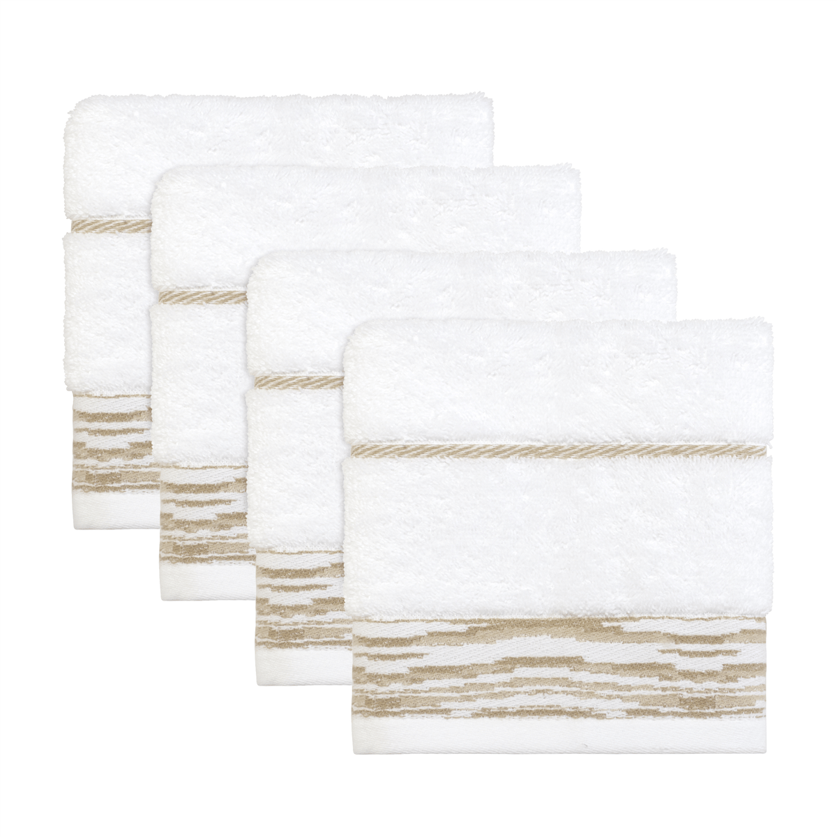 Click here for Nicole Miller Sydney 4pk. Washcloth Set prices