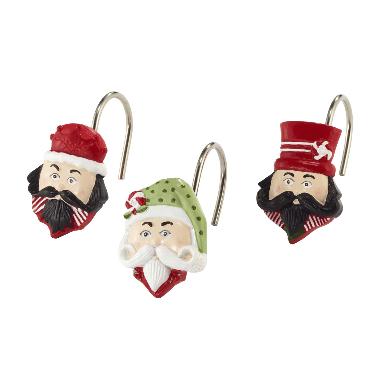 Click here for Avanti Peppermint Nutcracker Shower Hooks prices