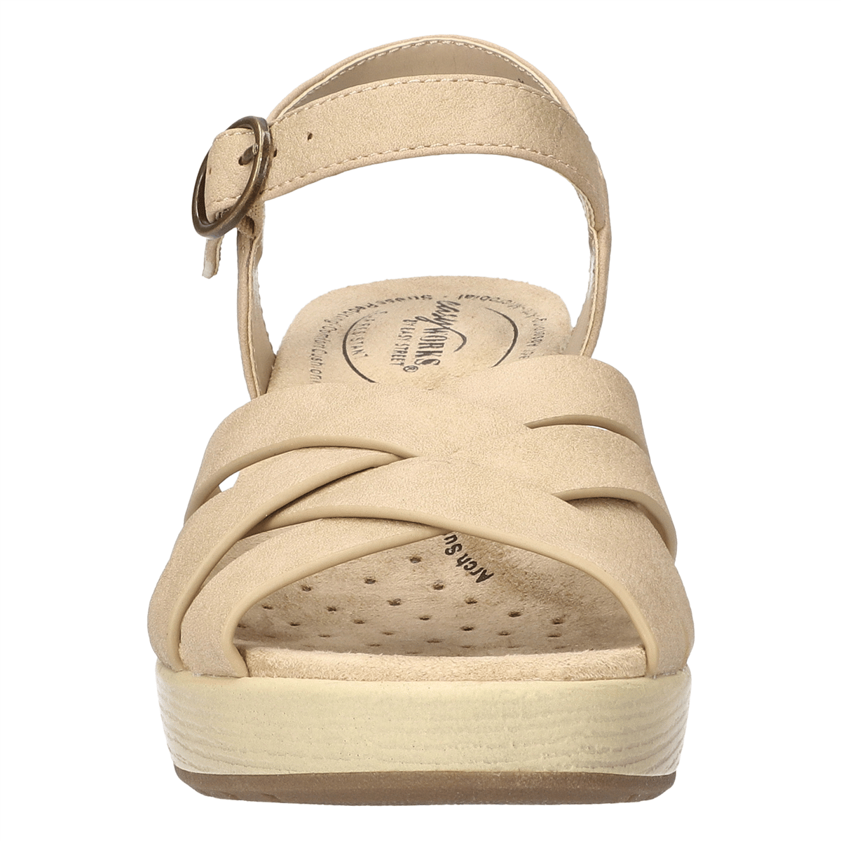 Click here for Womens Easy Works by Easy Street Miyah Heeled Sand... prices