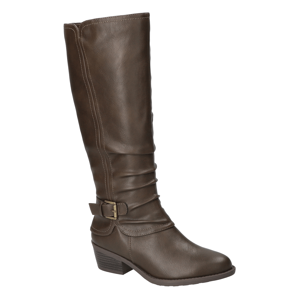 Click here for Easy Street Womens Tenille Tall Zipper Boots - Bro... prices