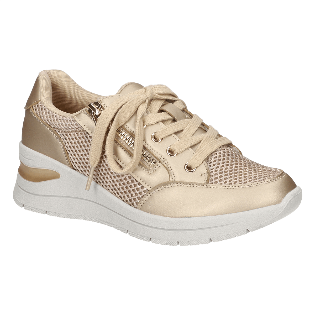 Easy Street Womens Barrie Round Toe Sneakers - Navy