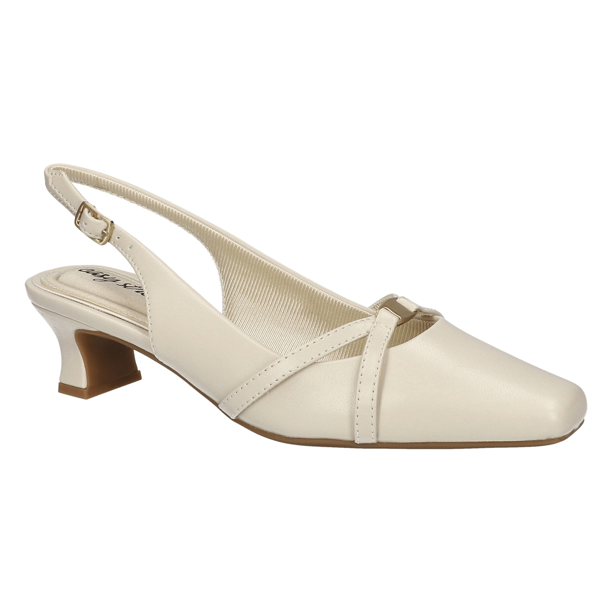 Click here for Easy Street Womens Ridley Snip Toe Pumps - Bone prices