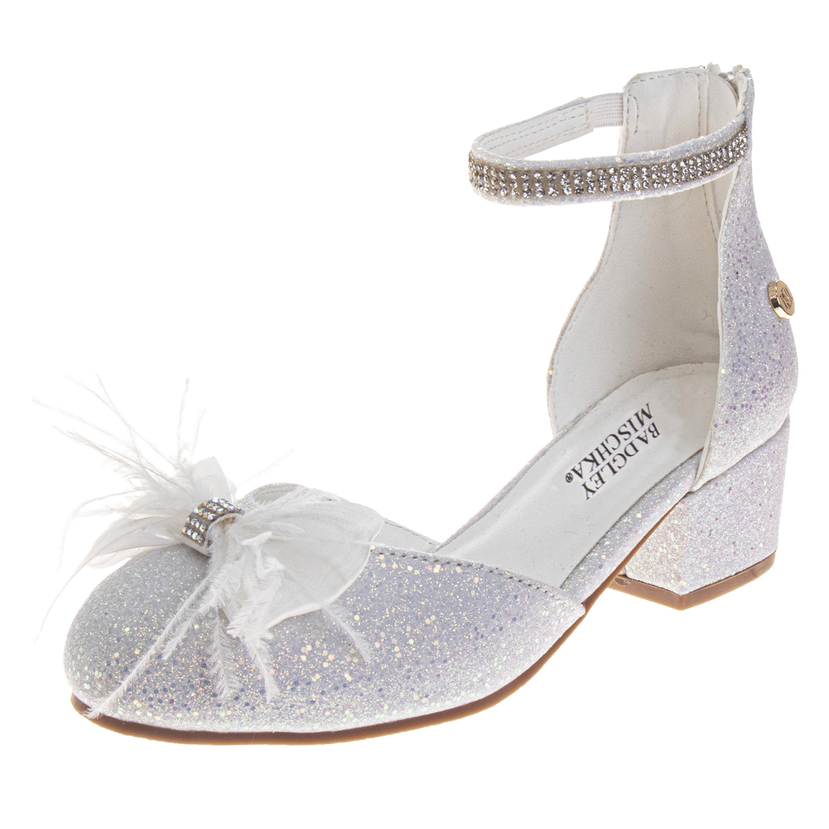 Click here for Little Girls Badgley Mischka(R) Heels Classy Dress... prices