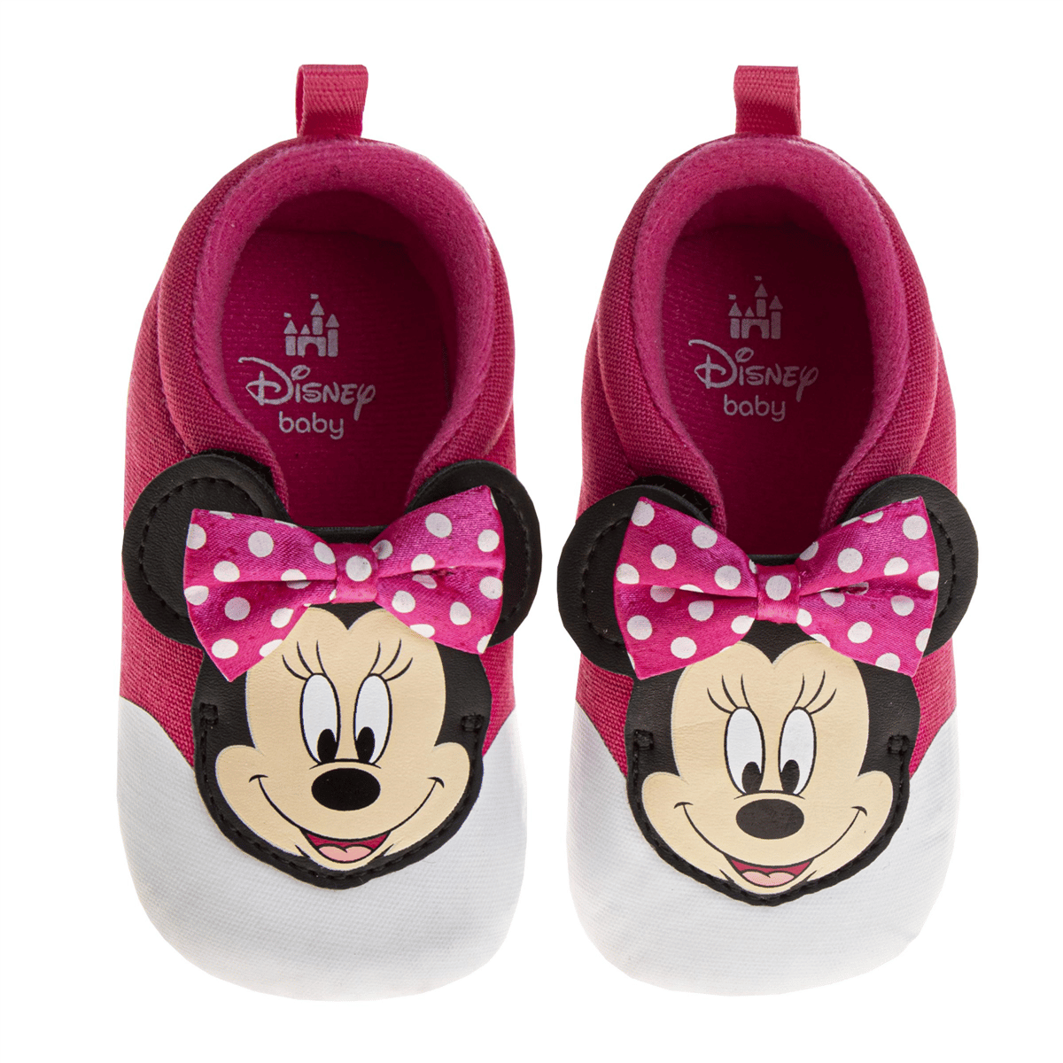 Click here for Baby Girls Disney(tm) Minnie Mouse Slip-On Booties prices