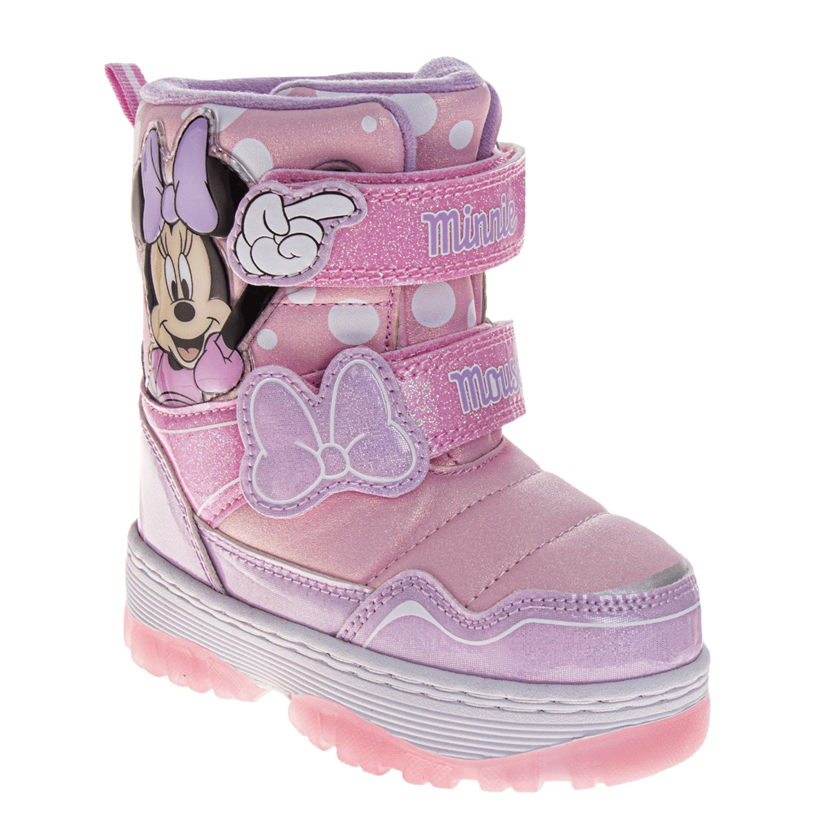 Click here for Toddler Girls Disney(tm) Pink Minnie Mouse Glitter... prices