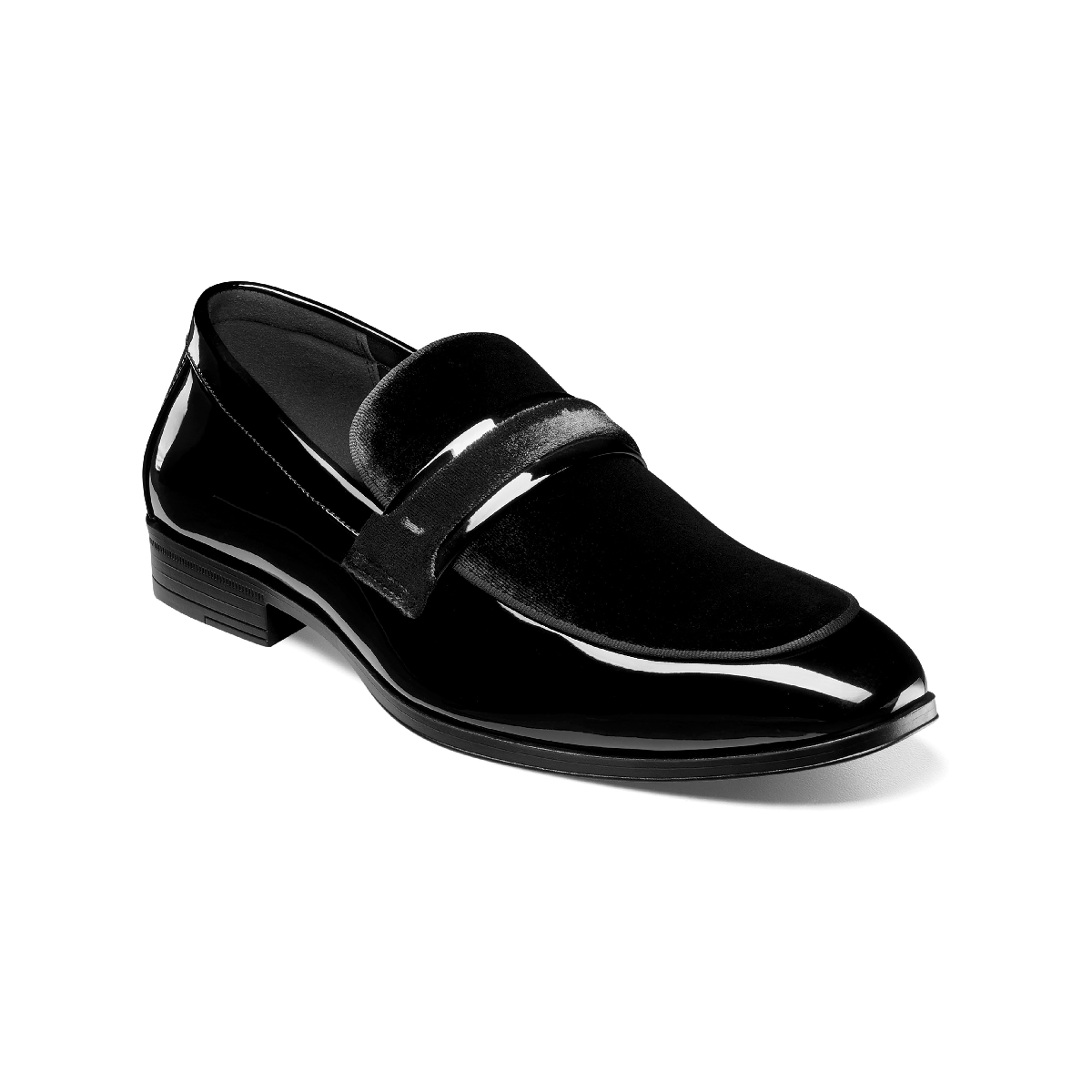 Stacy Adams Mens Spratley Moc Toe Saddle Slip On Loafer - Royal