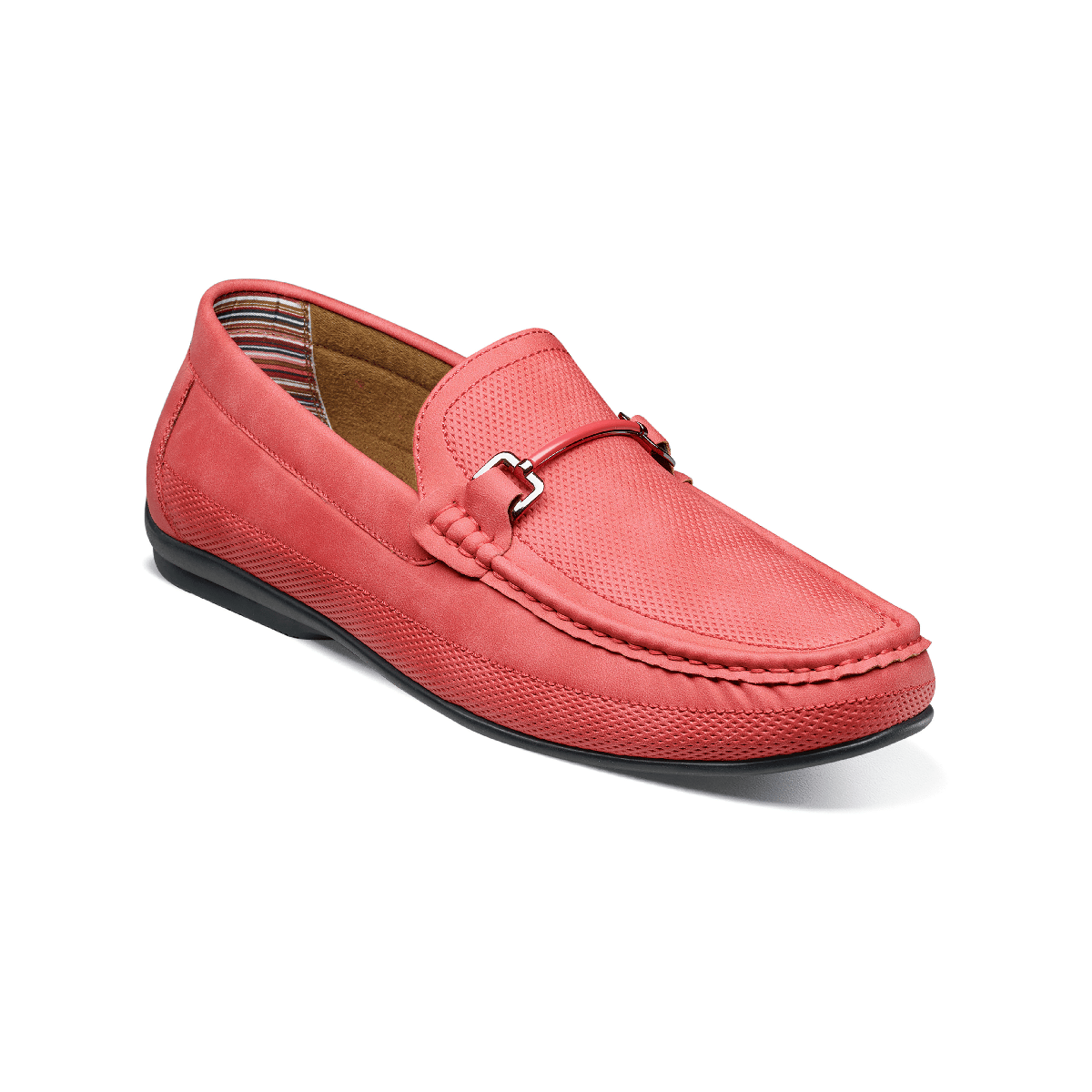 Stacy Adams Mens Colton Moc-Toe Shoes - Red