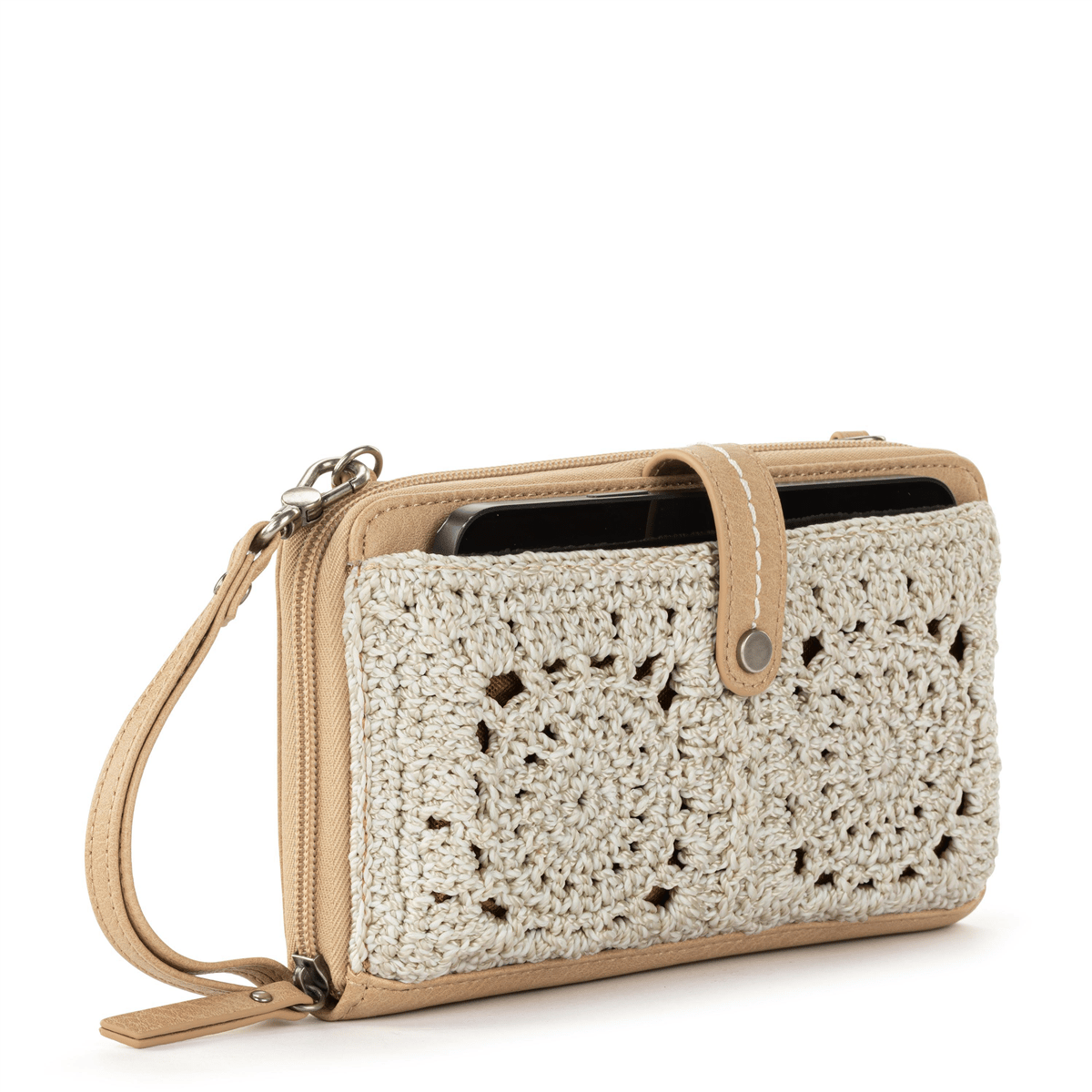 Click here for The Sak Iris Crochet Convertible Mini Crossbody prices