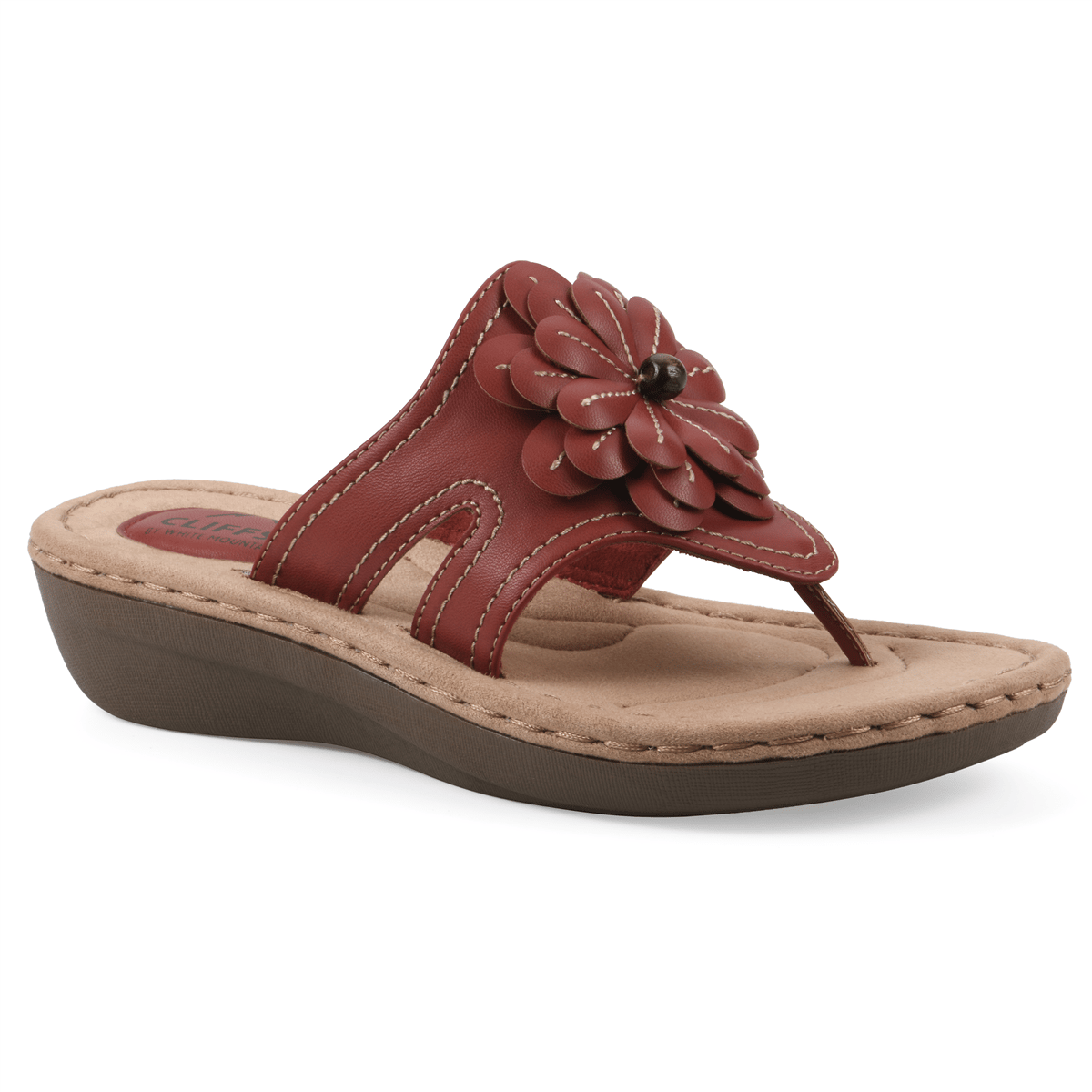 Click here for Womens Cliffs by White Mountain Cashlyn Wedge Thon... prices