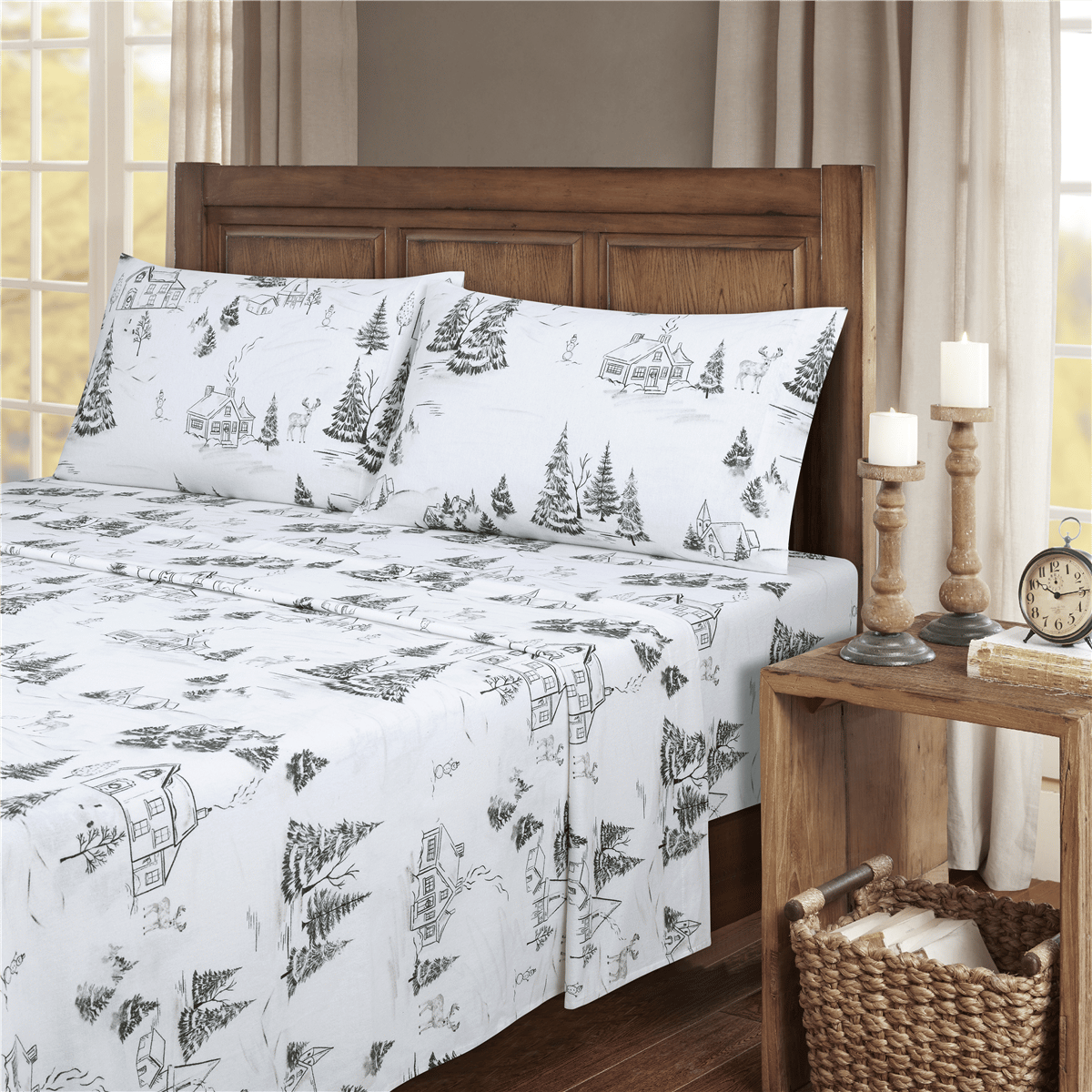 Click here for Kathy Ireland 100 Turkish Cotton Flannel Sheet Set prices