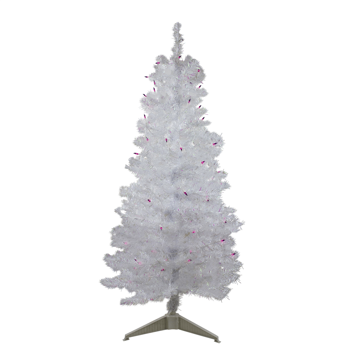 Click here for Northlight 4ft. Purple Pre-lit Iridescent Pine Chr... prices
