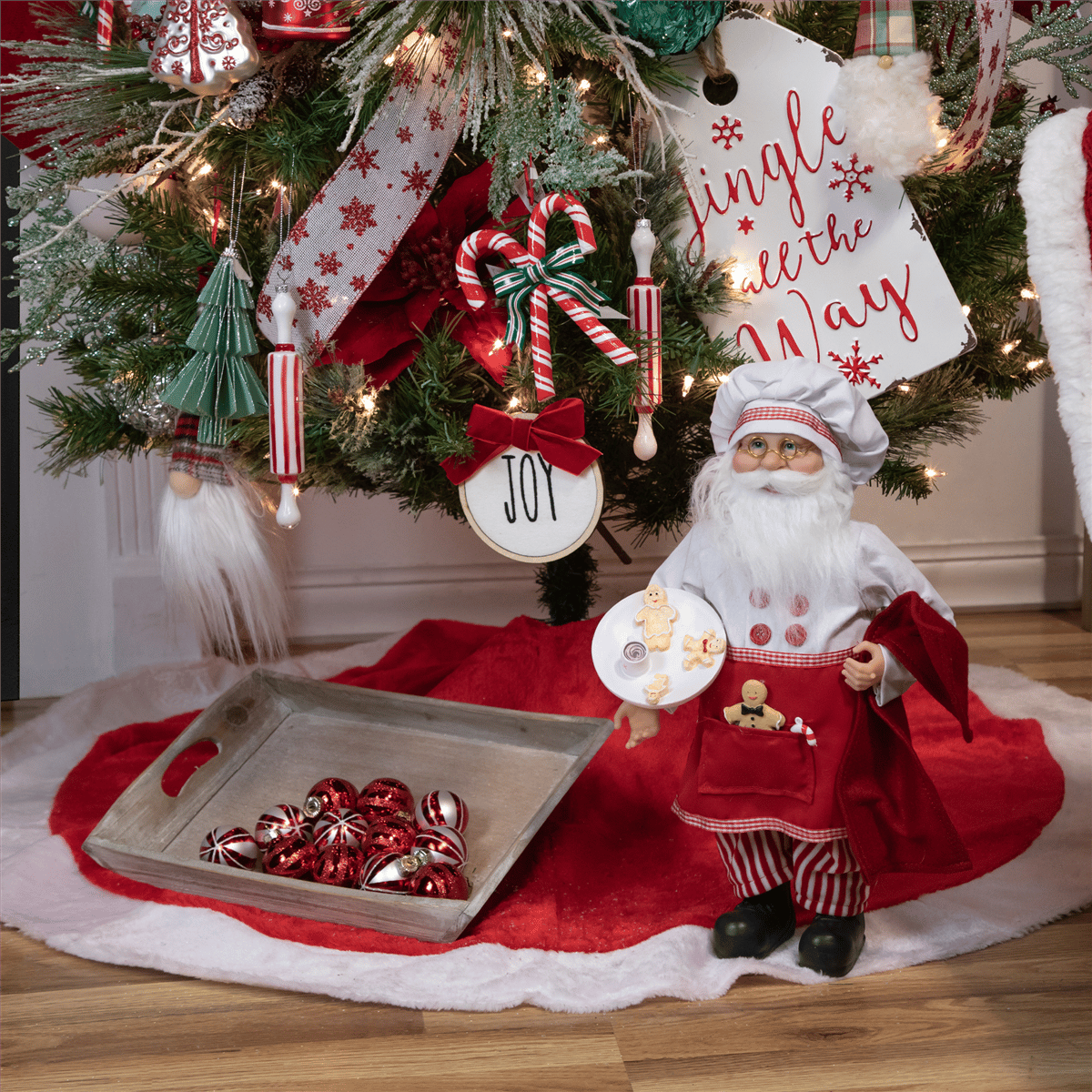 Click here for Northlight 48in. Velveteen Christmas Tree Skirt wi... prices