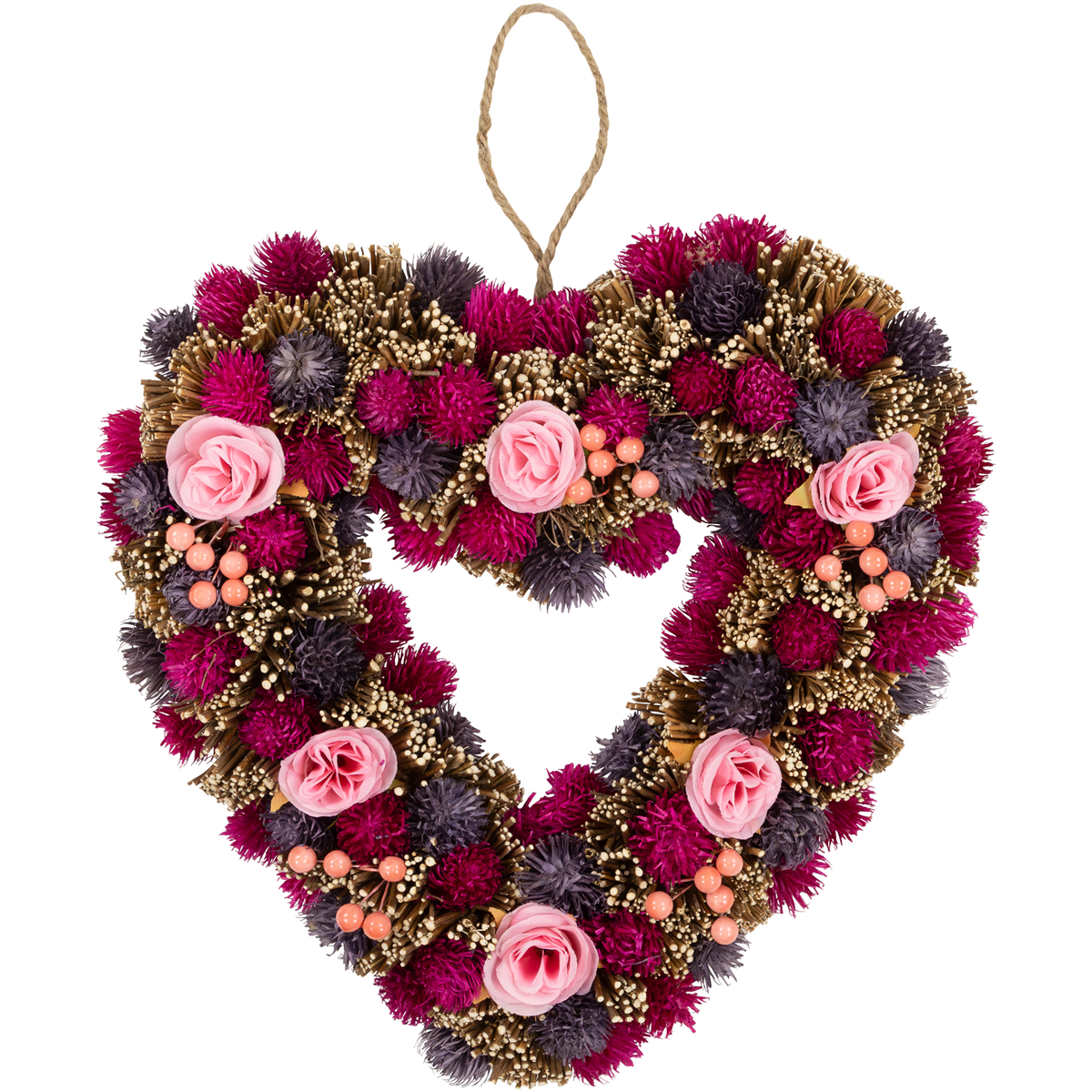 Click here for Northlight 13.5in. Floral and Twig Heart Valentine... prices