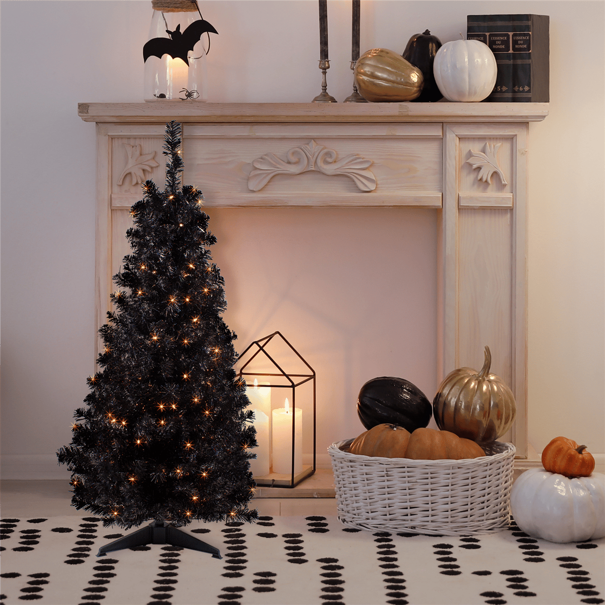 Click here for Northlight 4in. Pre-Lit Slim Artificial Tinsel Hal... prices