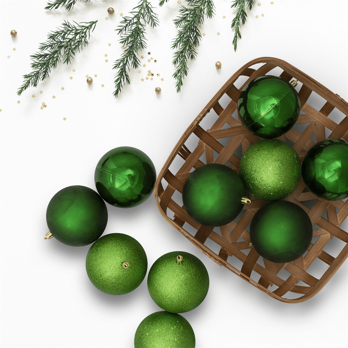 Click here for Northlight 12ct. Shatterproof 4-Finish Christmas B... prices