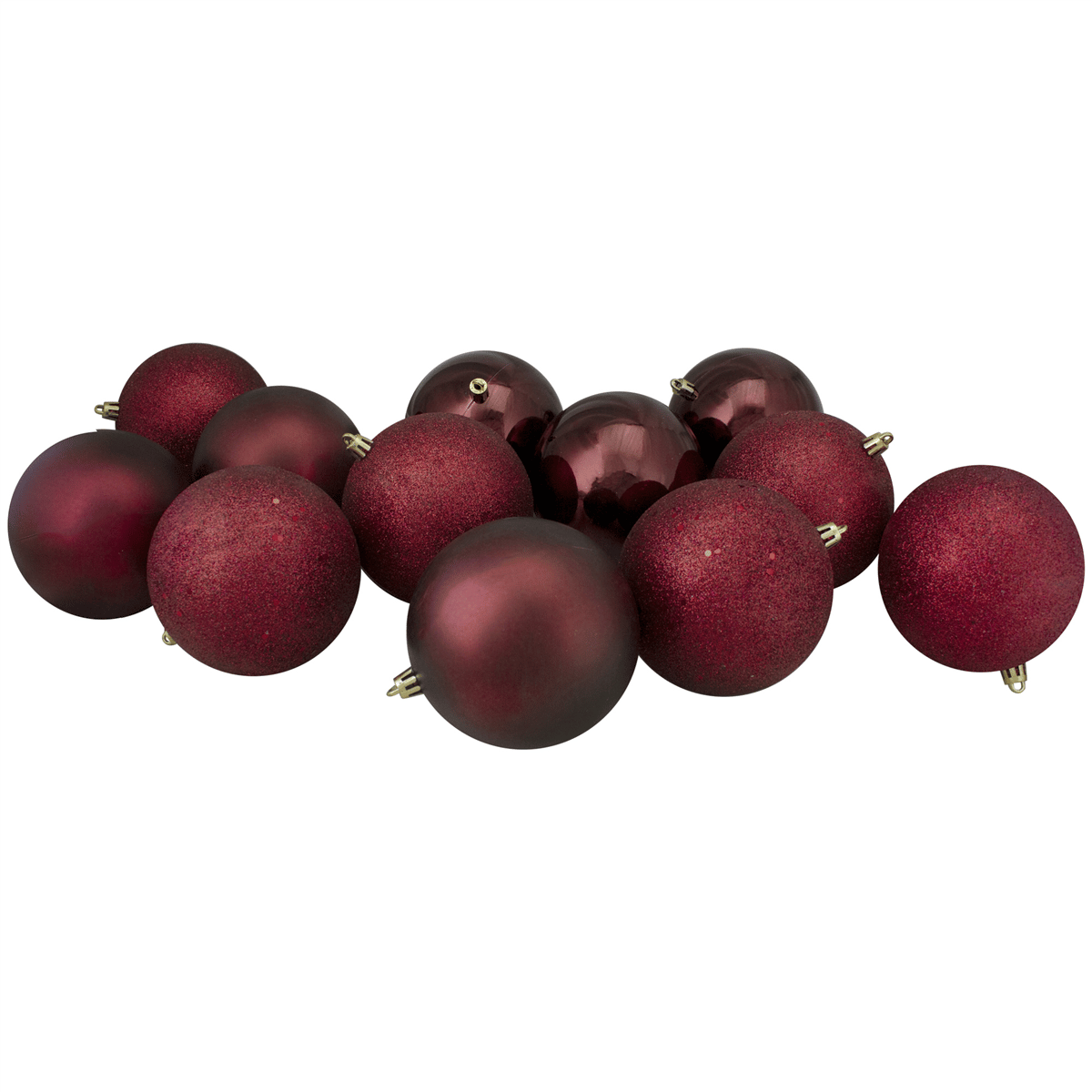 Click here for Northlight 12ct. Shatterproof 4-Finish Christmas B... prices