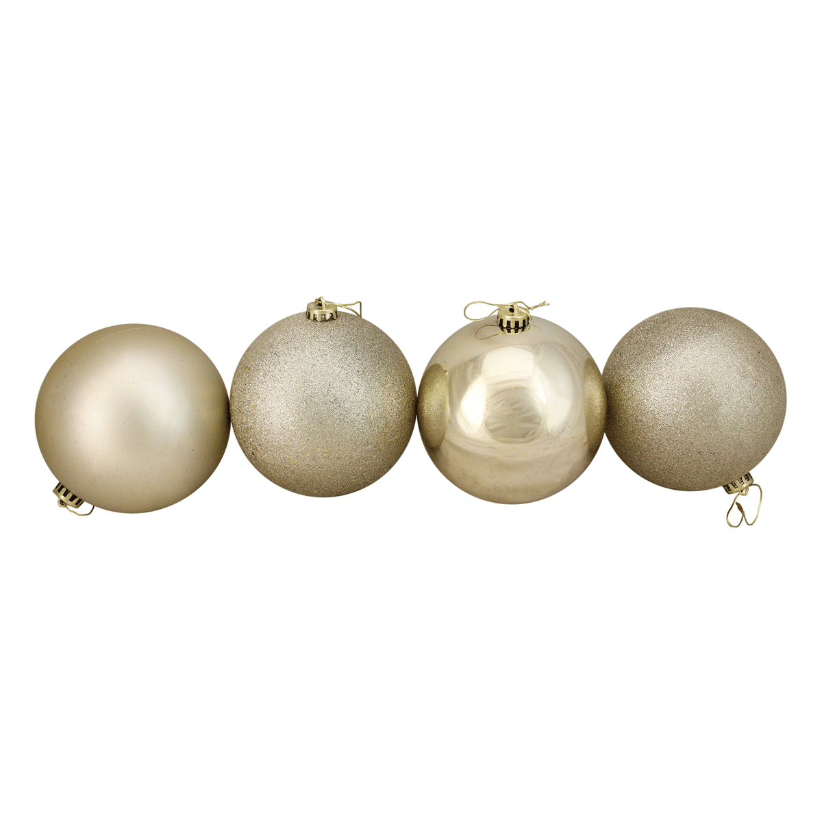 Click here for Northlight 12ct 4-Finish Shatterproof Christmas Ba... prices