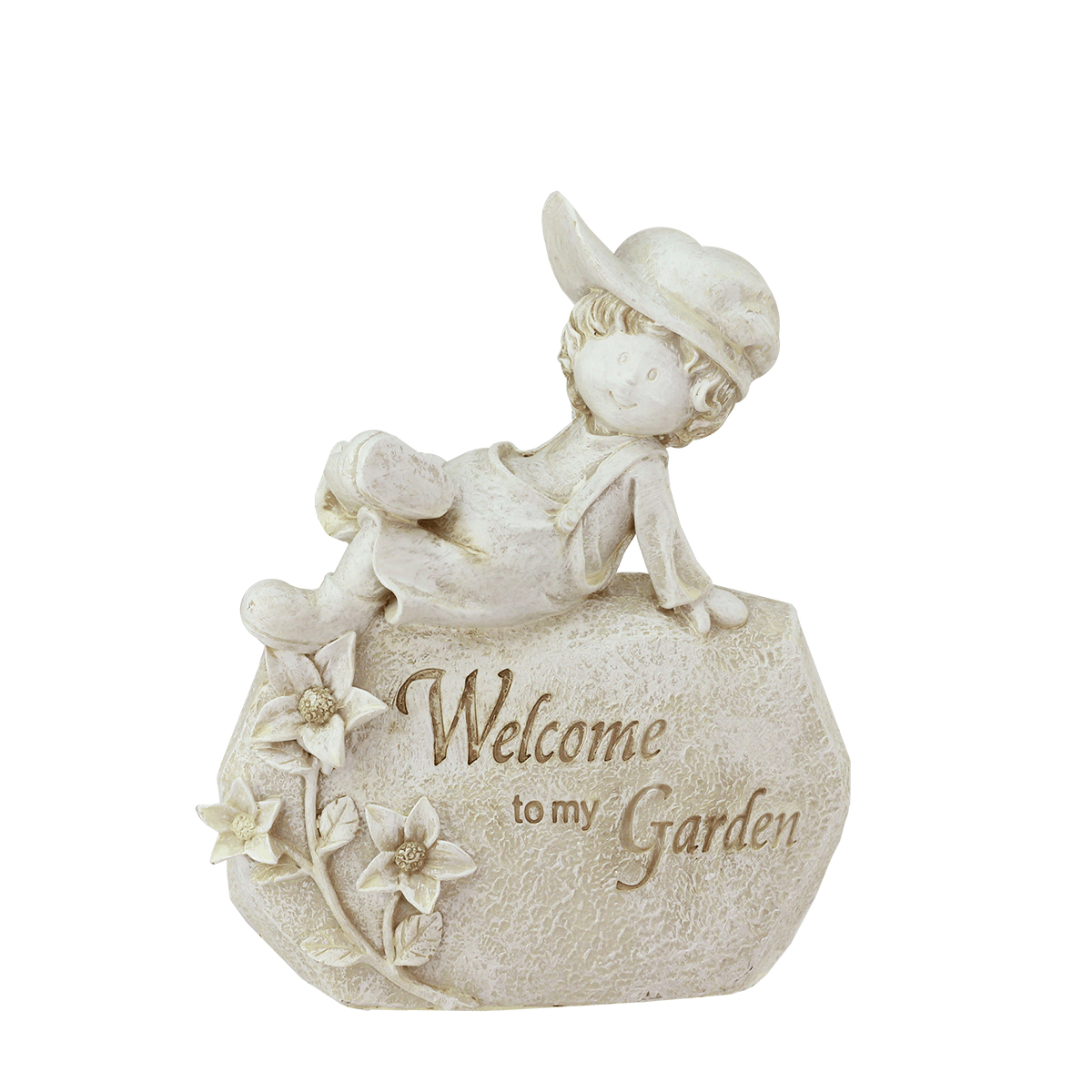 Click here for Northlight 7.5in. Welcome to My Garden Garden Stat... prices