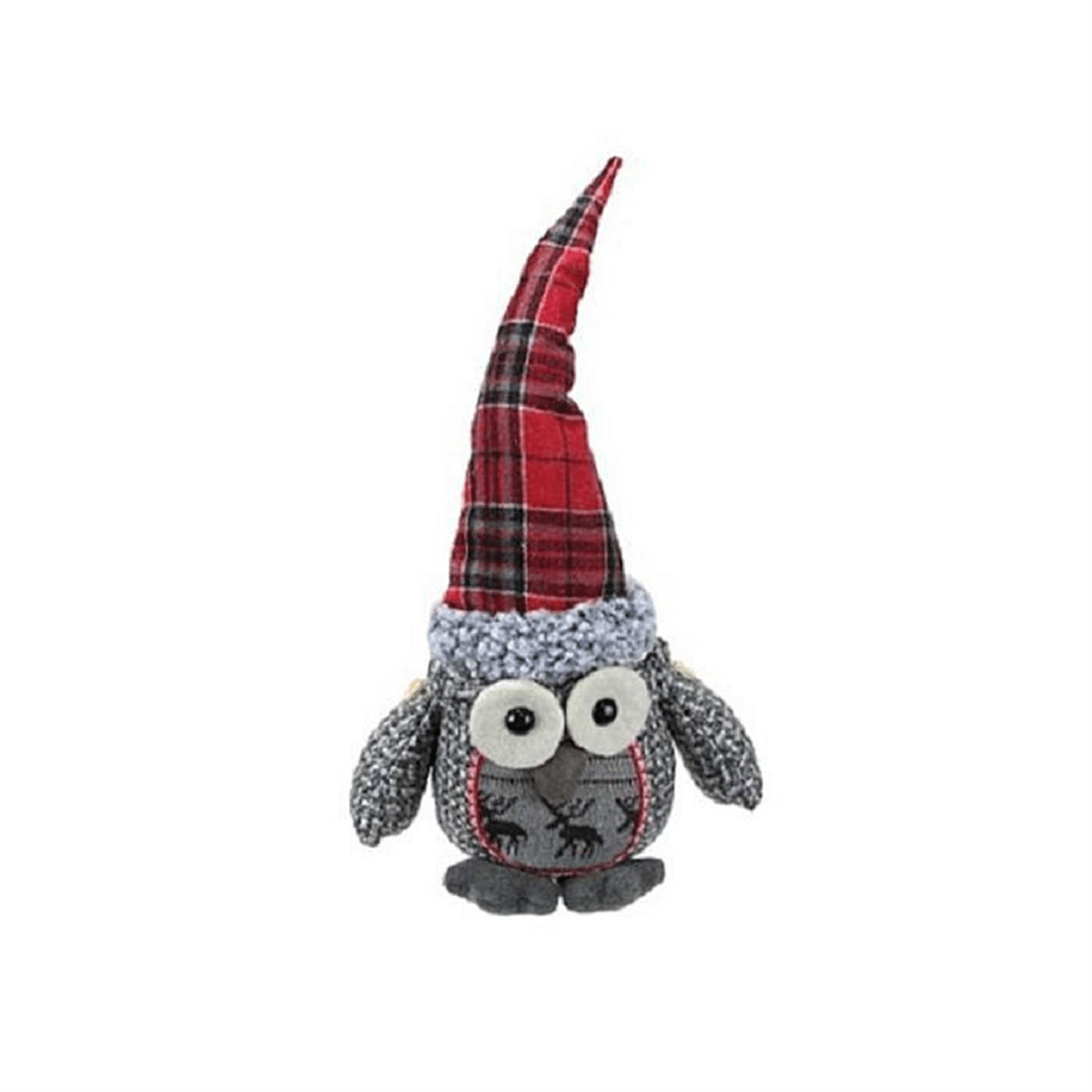 Click here for Northlight Plush Owl with Plaid Hat Christmas Figu... prices