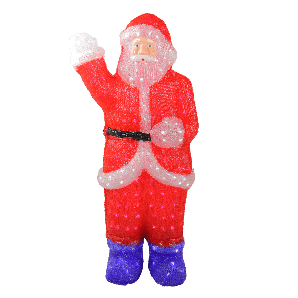 Click here for Northlight Lighted Grade Acrylic Santa Claus Chris... prices