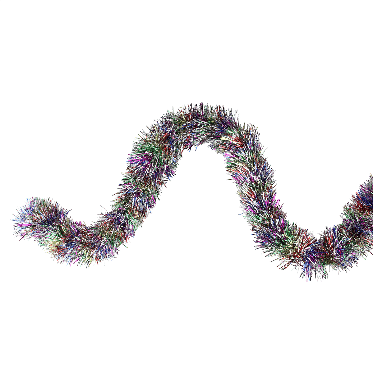 Northlight 50ft. Multicolor Shiny Foil Tinsel Christmas Garland