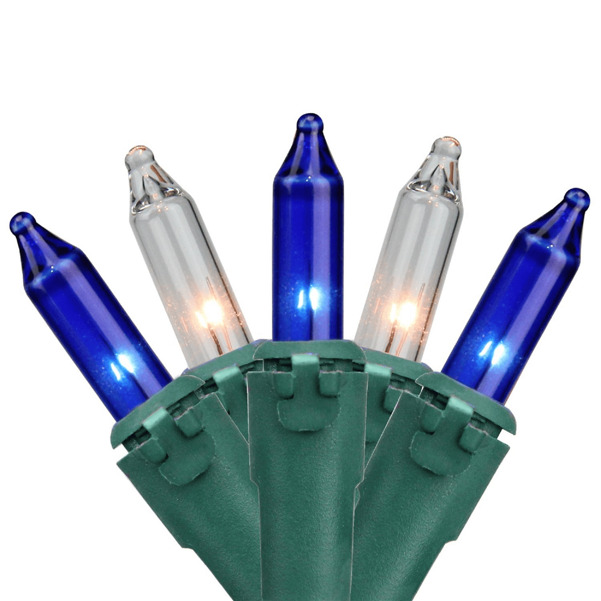 Click here for Northlight 7ft. Blue & Clear Mini Christmas Light... prices