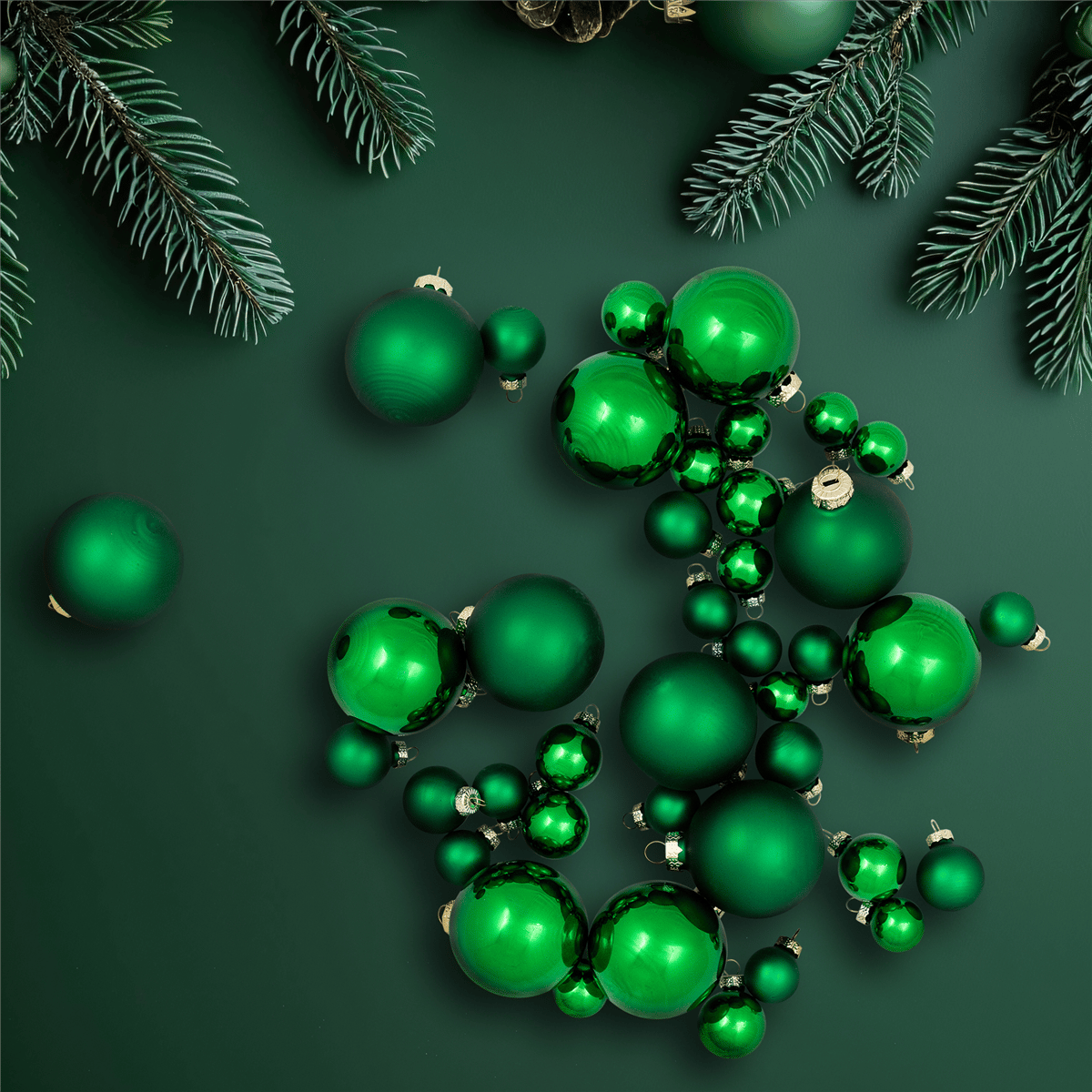 Click here for Northlight 40ct. Shiny & Matte Glass Ball Ornament... prices