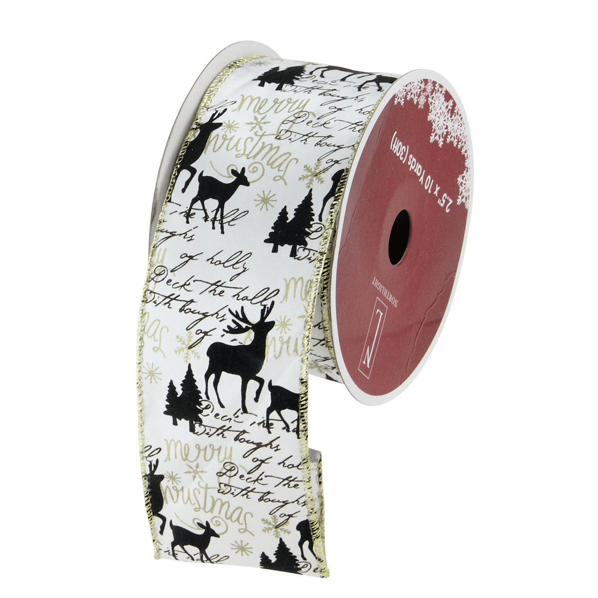 Click here for Northlight 12pk. White & Black Playful Reindeer Ch... prices