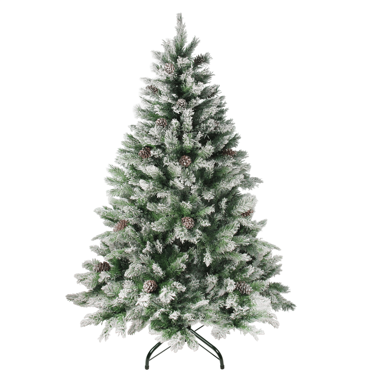 Click here for Northlight 7ft. Medium Flocked Angel Pine Christma... prices