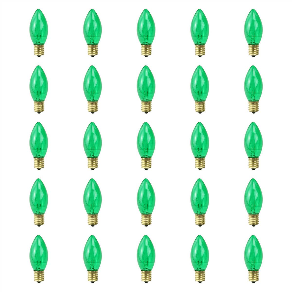 Click here for Northlight 25pk Green C9 Incandescent Christmas Re... prices