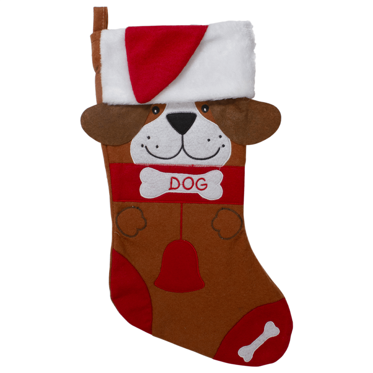 Click here for Northlight 17in. DOG Embroidered Christmas Stockin... prices