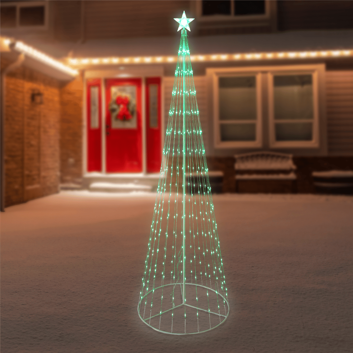 Click here for Northlight 9ft. Lighted LED Multi-Function Outdoor... prices