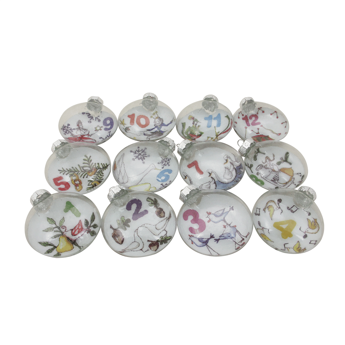 Click here for Northlight 12ct. The Twelve Days of Christmas Glas... prices
