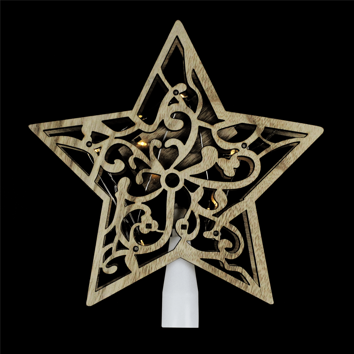 Click here for Northlight Lighted Brown Star Christmas Tree Toppe... prices
