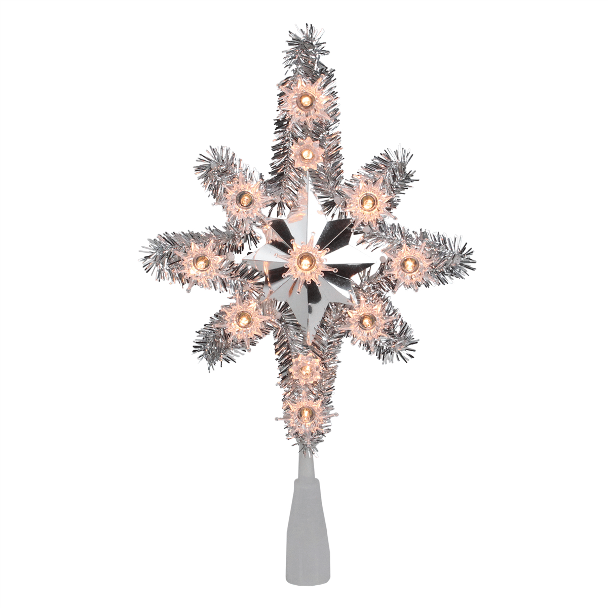 Click here for Northlight Silver Lighted Tinsel Star of Bethlehem... prices