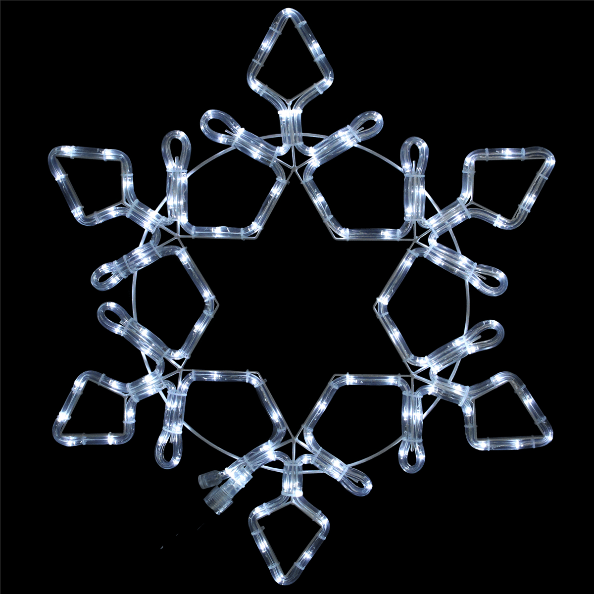 Northlight Led Rope Light Snowflake Christmas Decoration  24 - White