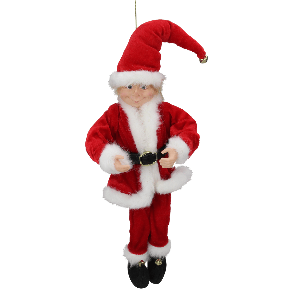 Click here for Northlight Bendable Elf in Santa Suit Christmas Fi... prices