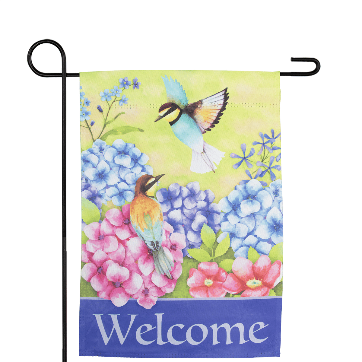 Click here for Northlight Welcome Floral Hummingbird Outdoor Gard... prices