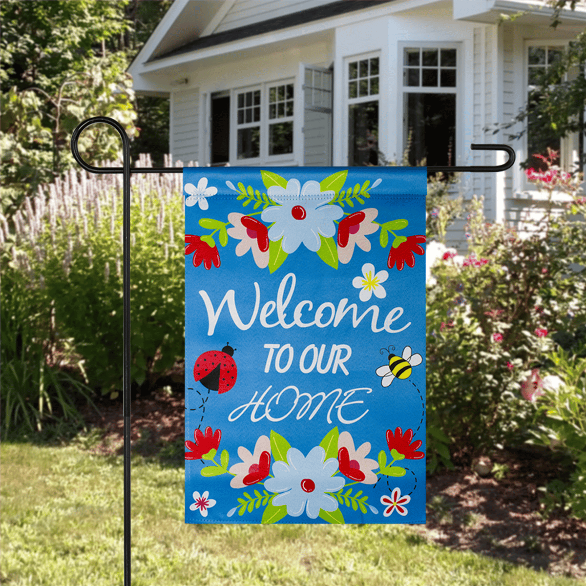 Click here for Northlight Welcome to Our House Outdoor Garden Fla... prices