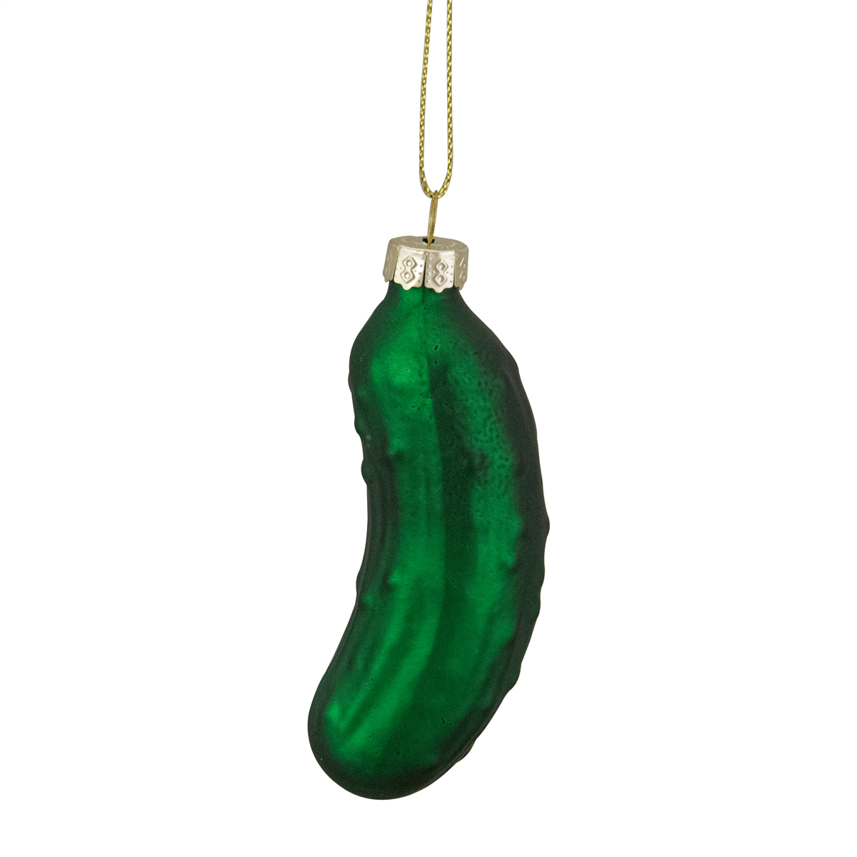 Click here for Northlight 3.75in. Green Christmas Pickle Glass Ho... prices