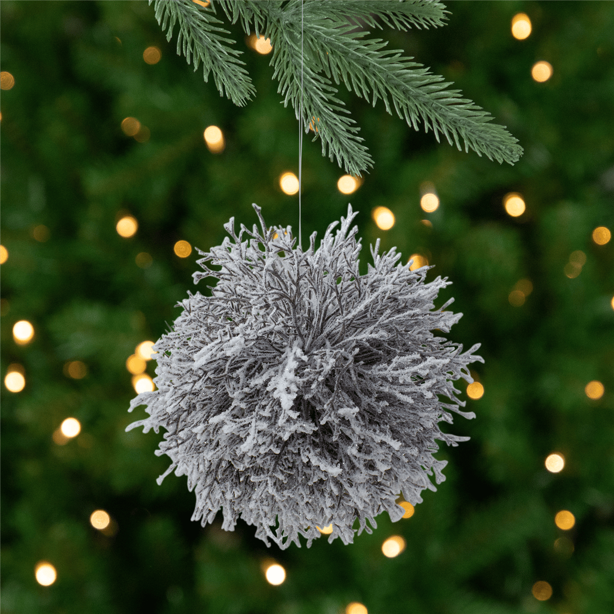 Click here for Northlight 7in. White Frosted Round Twig Christmas... prices