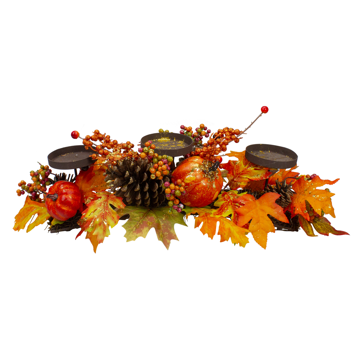 Click here for Northlight 21in. Fall Harvest Leaves & Pumpkins Ca... prices