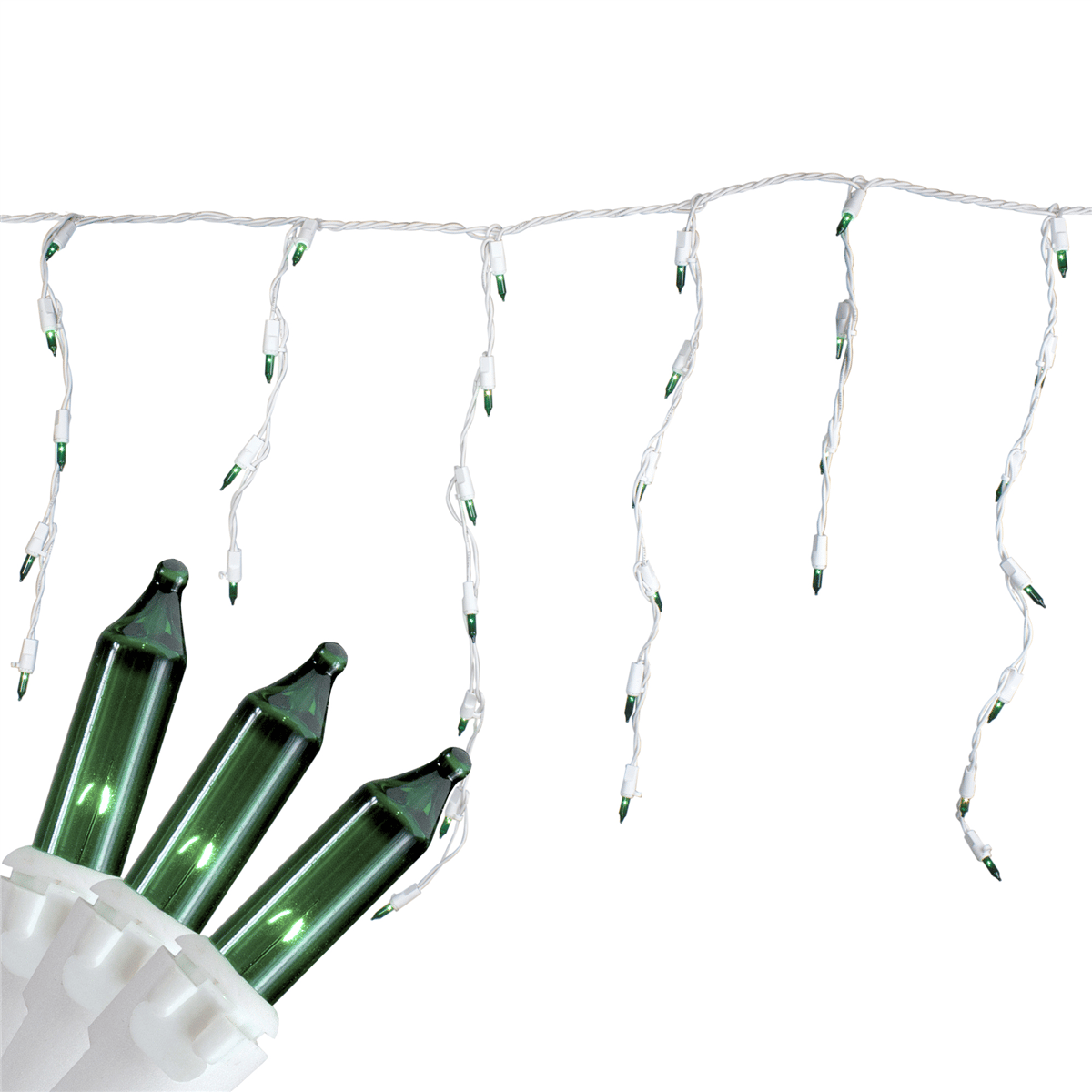Click here for Northlight 3.5ft. Green Mini Icicle 100ct. Christm... prices