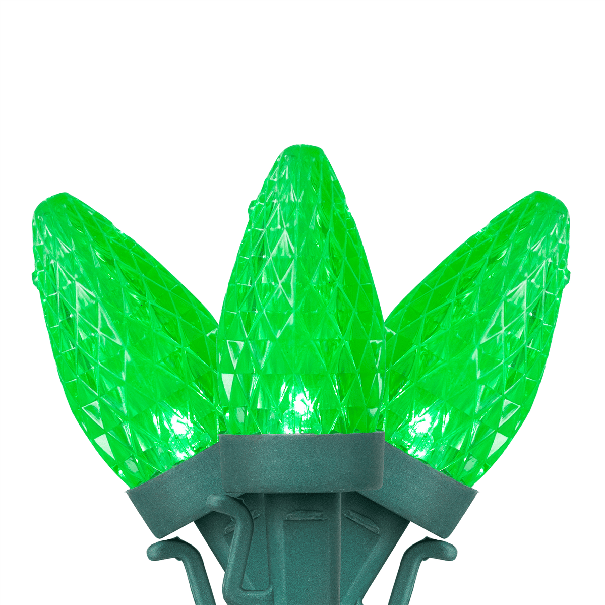 Click here for Northlight 20.25ft. Green LED C7 Faceted Christmas... prices