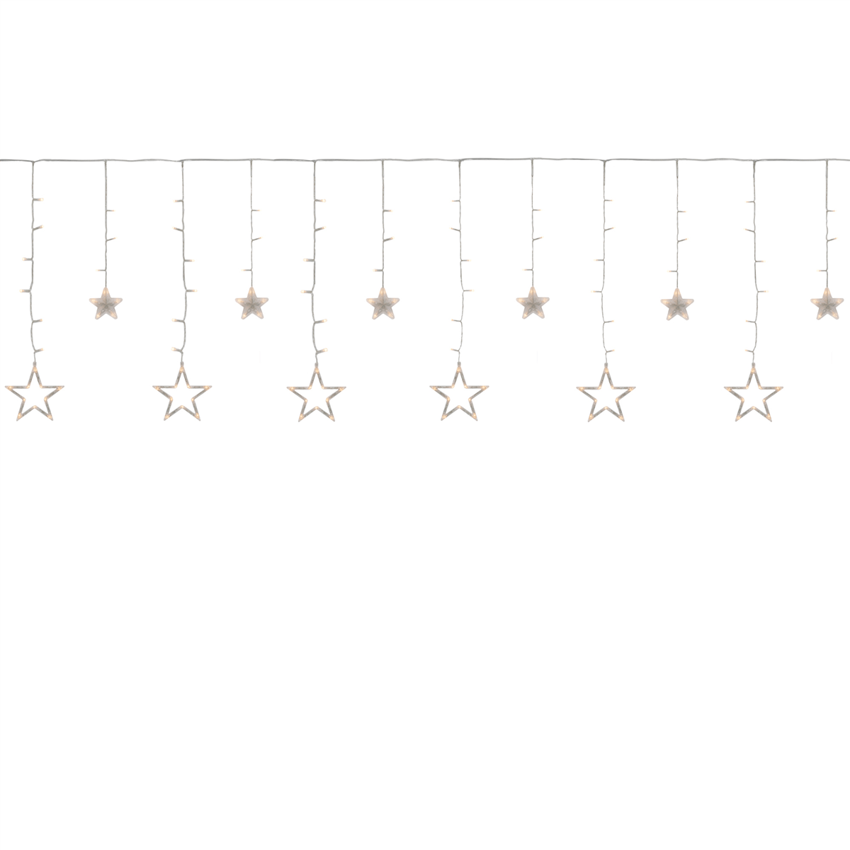 Click here for Northlight 17ft. LED Star Curtain Christmas Lights prices